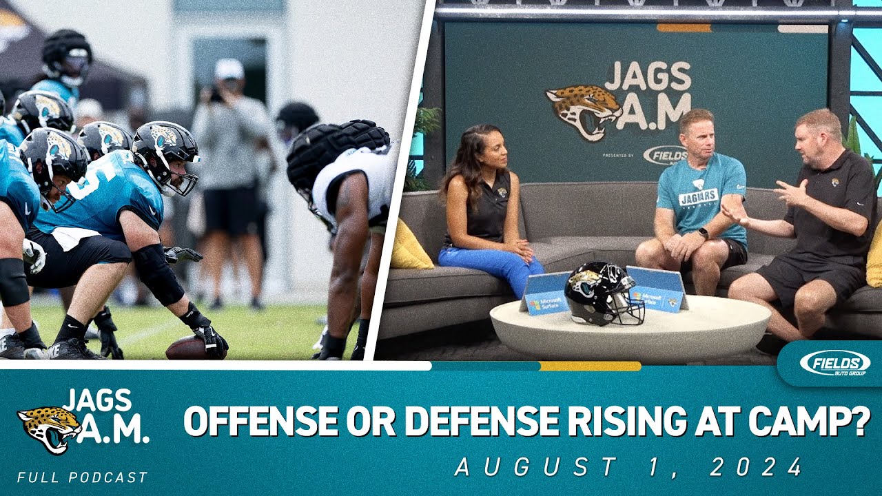 Acclimating To Full Pads at Training Camp Week 2 | Jags A.M ...