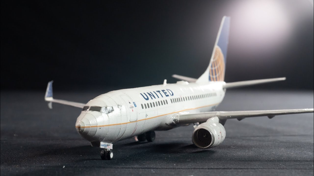 Citycraft Papercraft | United Boeing 737-700 - YouTube