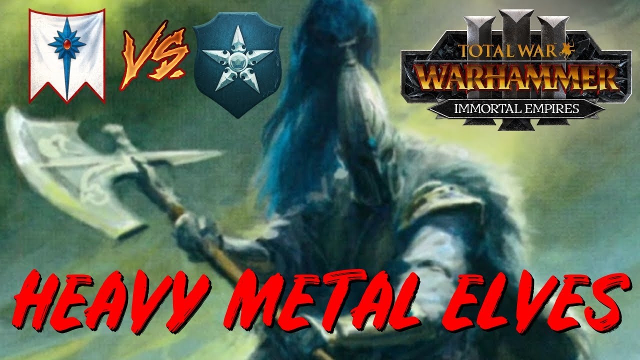 HEAVY METAL ELVES - High Elves vs Kislev | Total War Warhammer 3 - YouTube