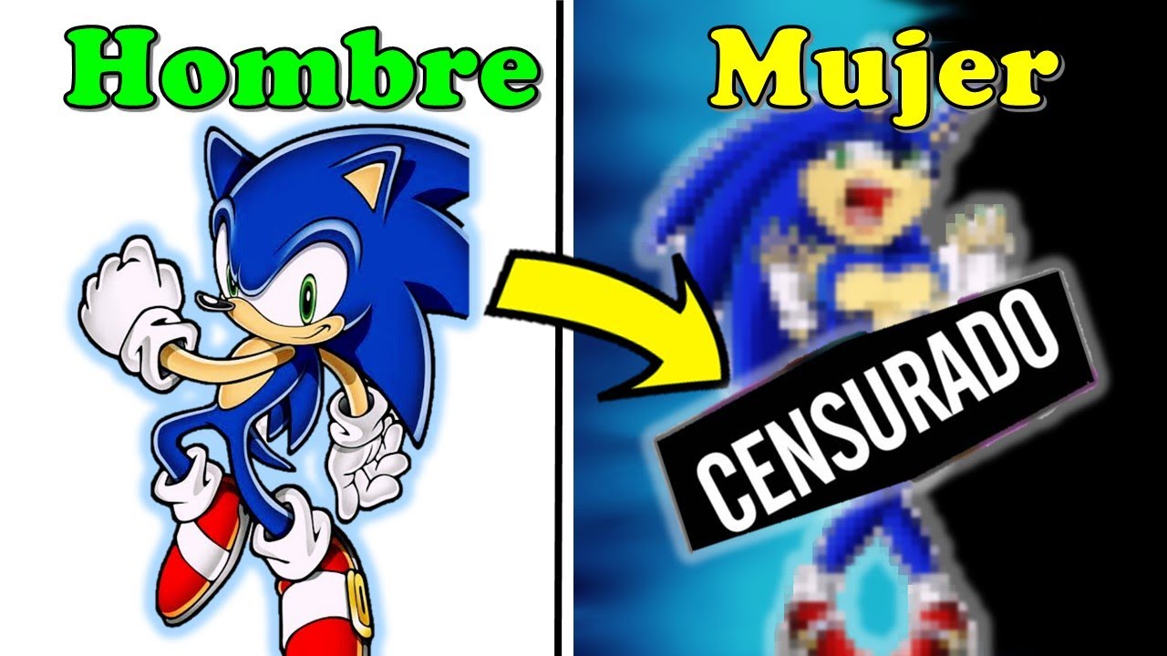 como dibujar a SONIC Version Mujer/how to draw Sonic version woman ...