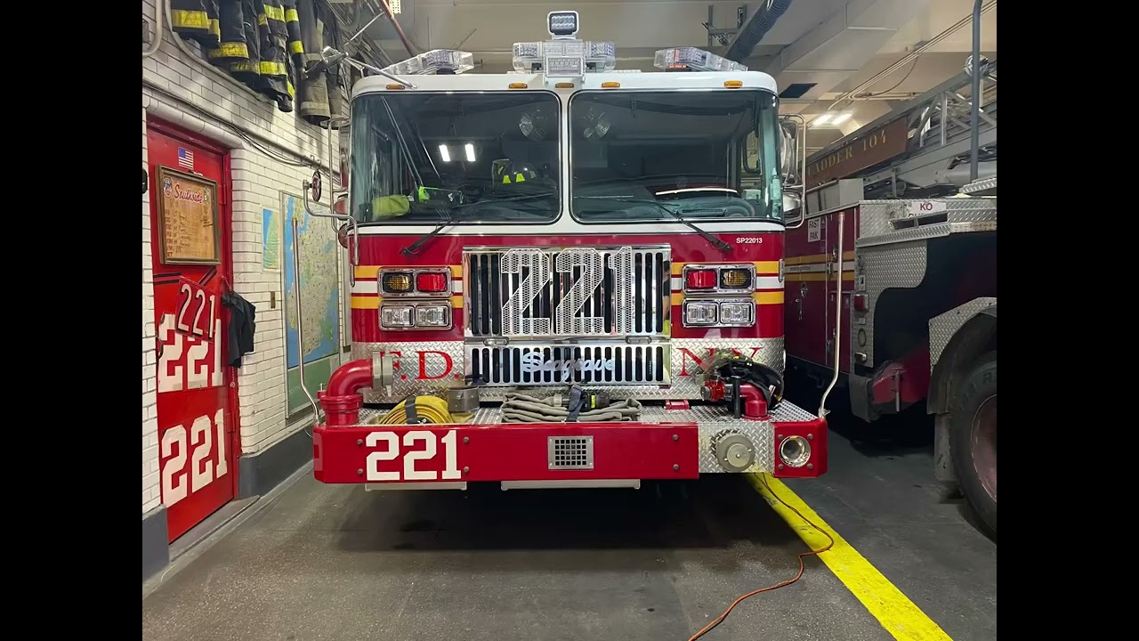 Visit to *BRAND NEW*FDNY Engine 221 - YouTube