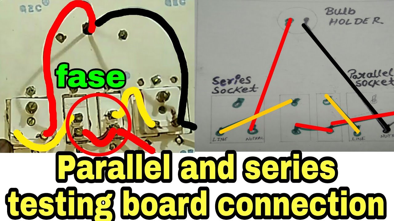 Series and Parallel testing board connection (easy way) | Electric ...