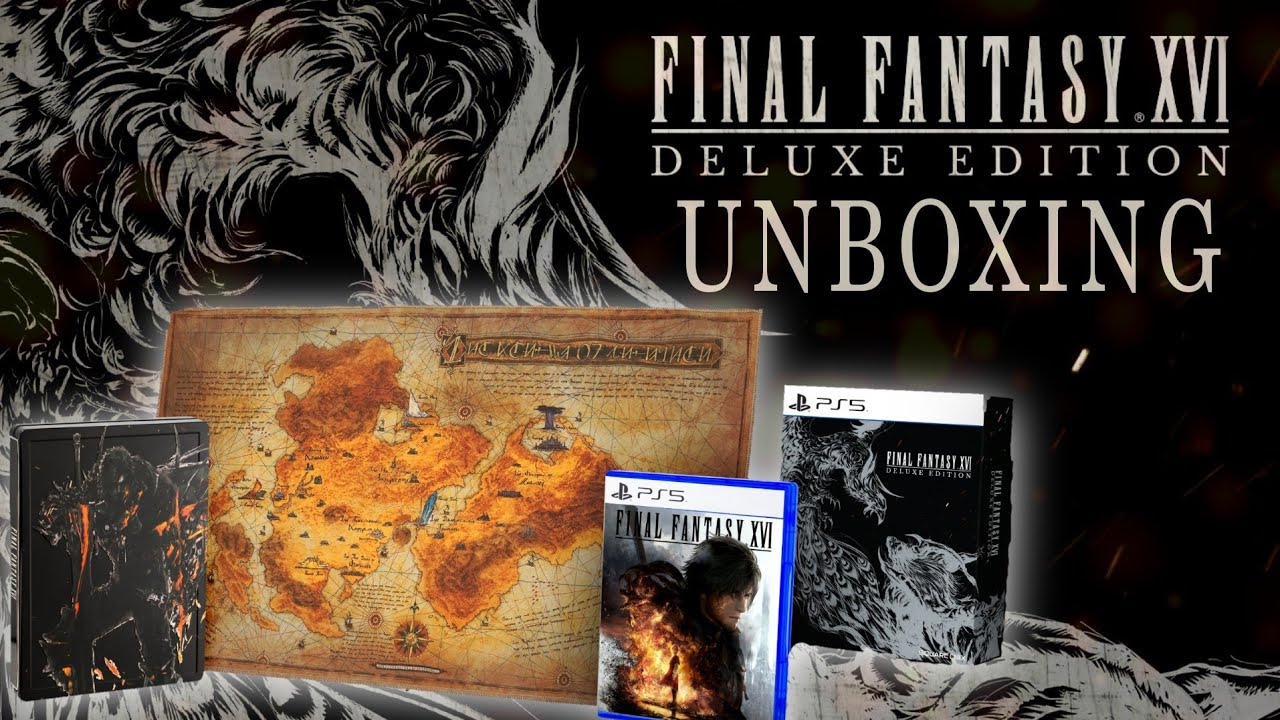 UNBOXING Final Fantasy XVI Deluxe Edition - YouTube