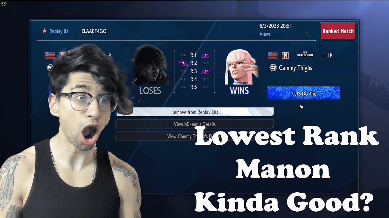Street Fighter 6| The Worst Manon Aint Even That Bad - YouTube