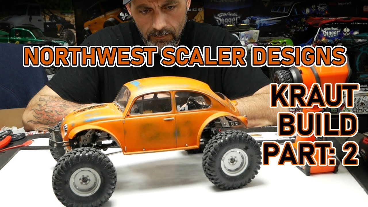 1/10 SCALE NORTHWEST SCALER DEGIGNS KRAUT COMP CRAWLER BUILD: PART 2 ...