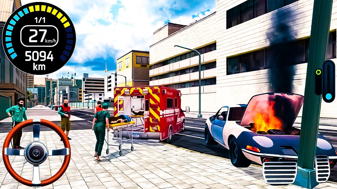 🚑 Ambulance Doctor Simulator 3D – Emergency City Rescue & Ambulance ...