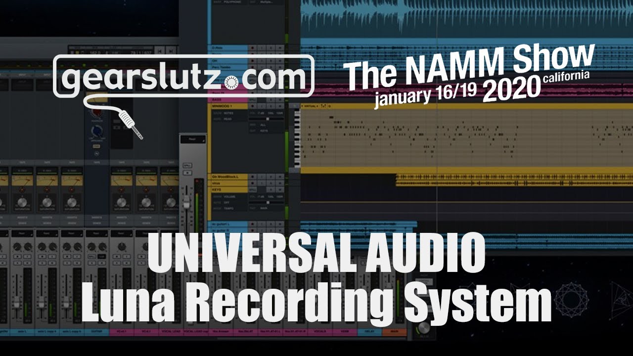 Universal Audio Luna Recording System - Gearslutz @ NAMM 2020 - YouTube