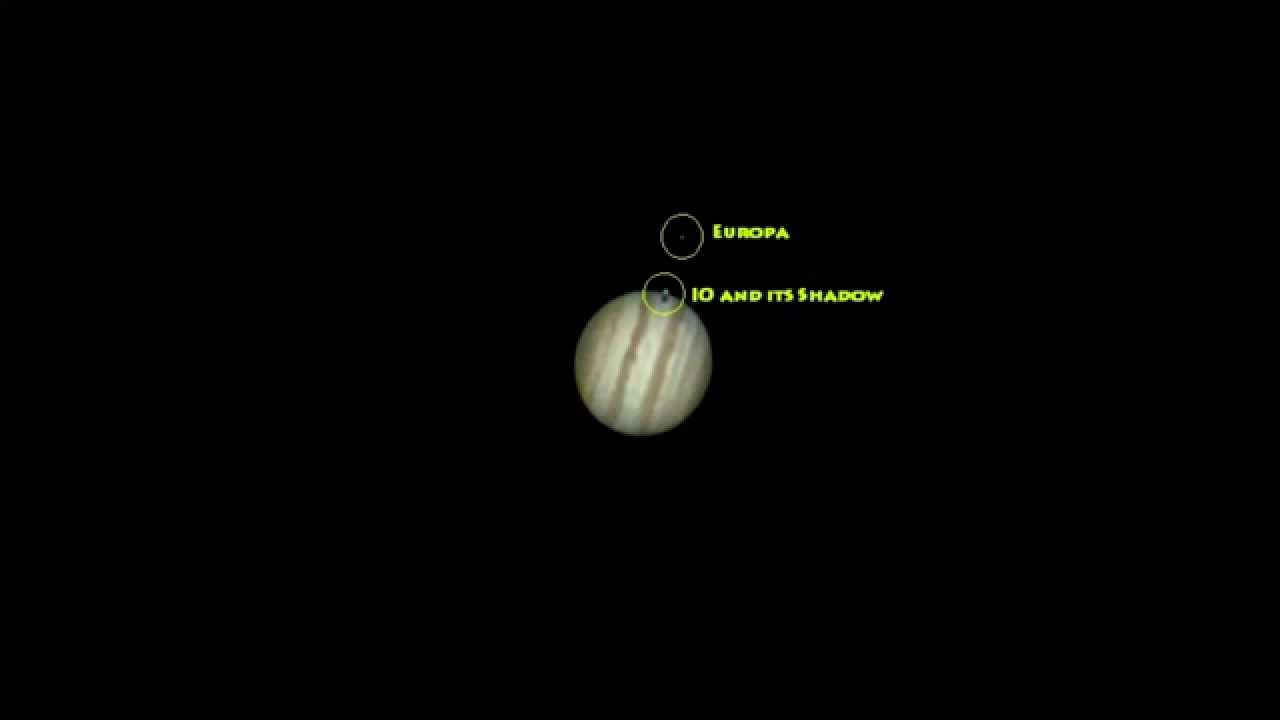 Jupiter Moon Transit and Eclipse - YouTube