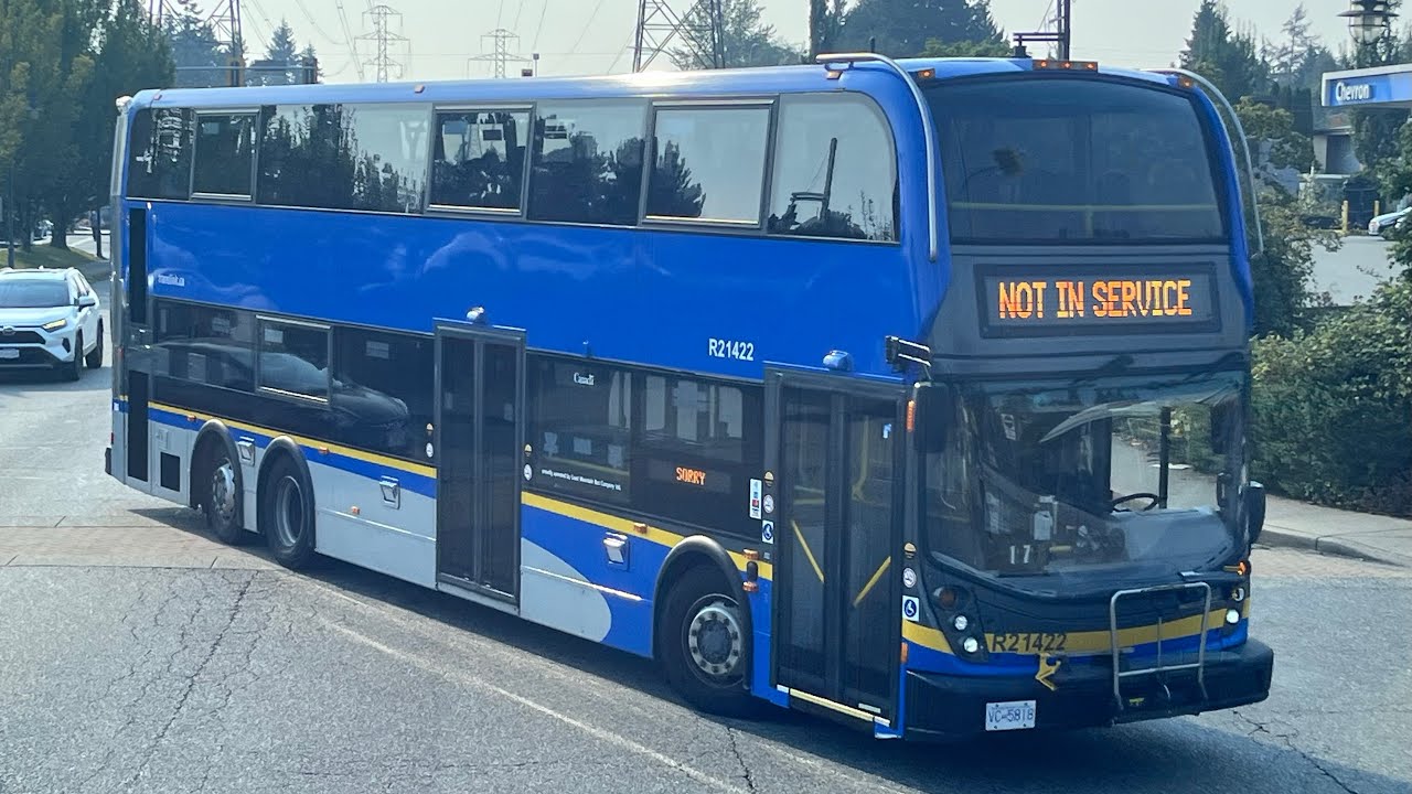 トランスリンク 2階建バス 前面展望／Translink Bus Alexander Dennis Enviro 500 MMC front ...