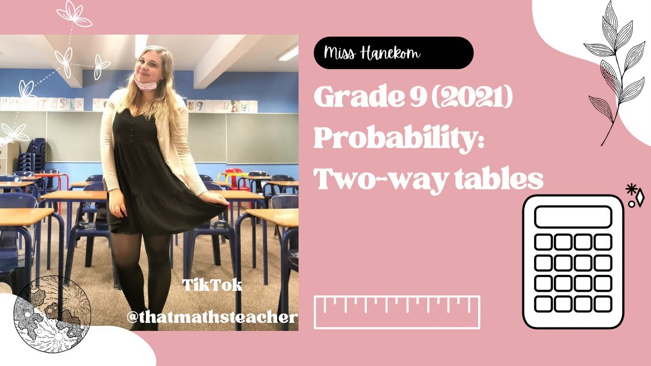 Grade 9 Probability: two-way tables - YouTube
