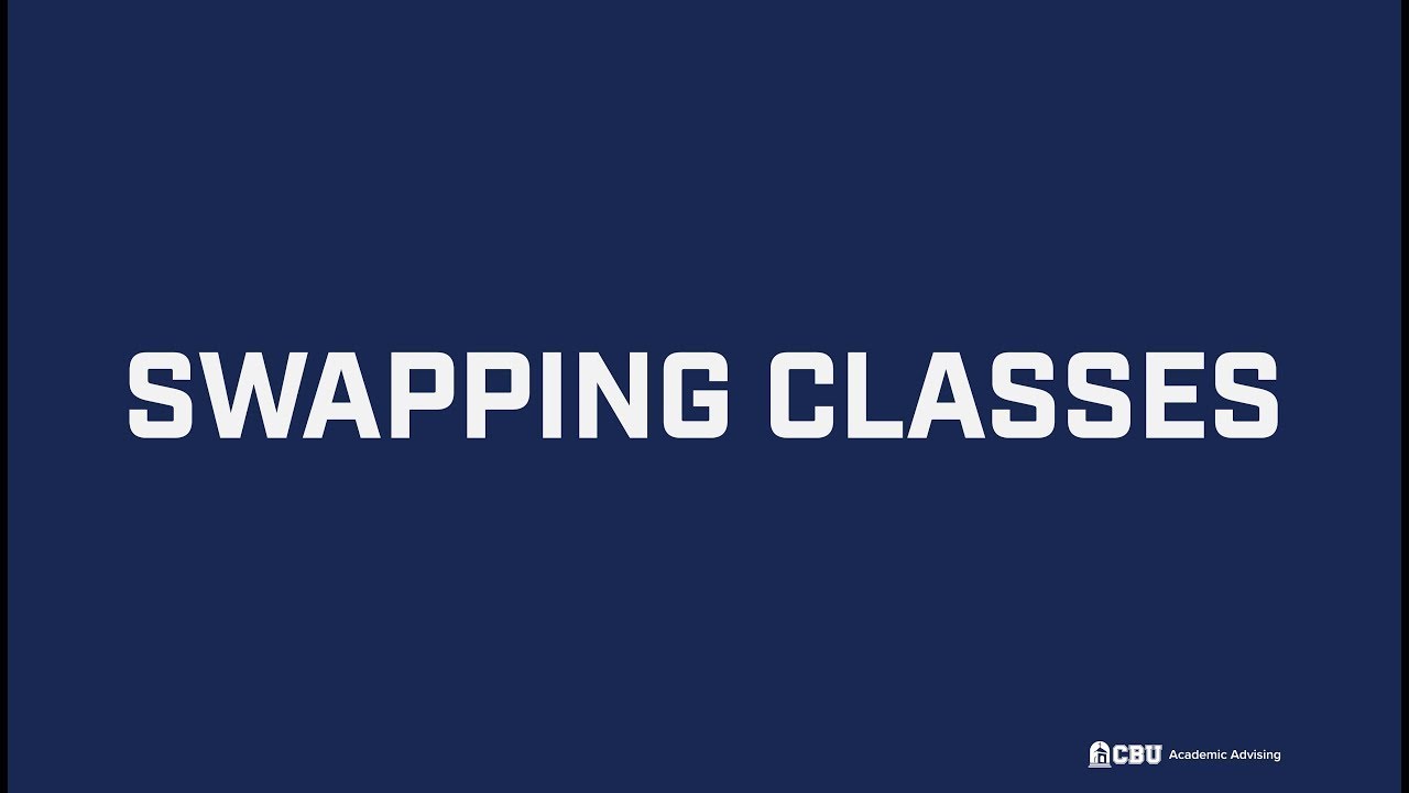 Swapping Classes FA22 - YouTube