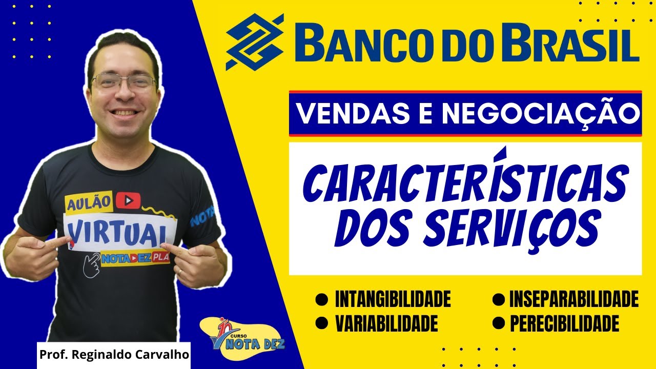 Características dos serviços: intangibilidade, inseparabilidade ...