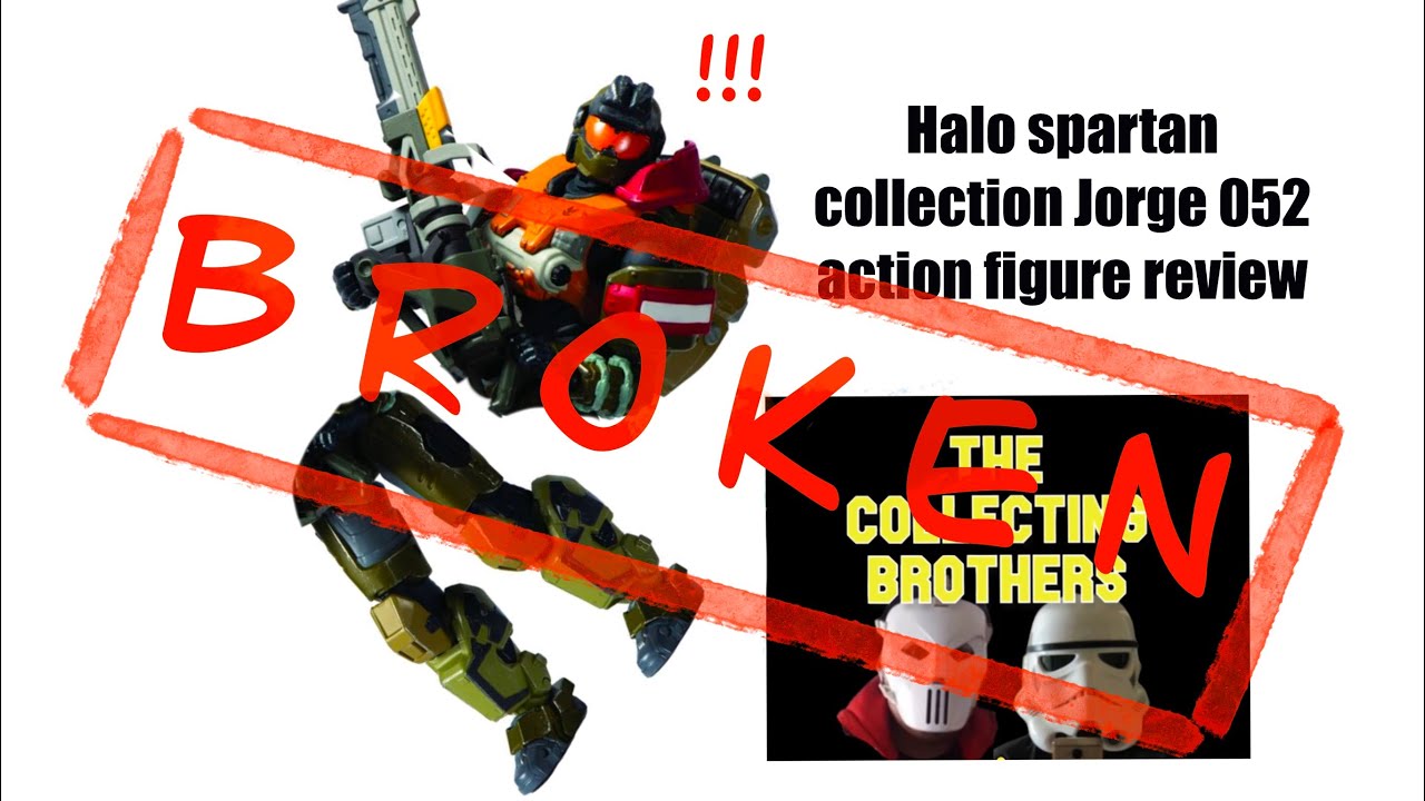 The Spartan collection Jorge halo reach 6 inch action figure review ...