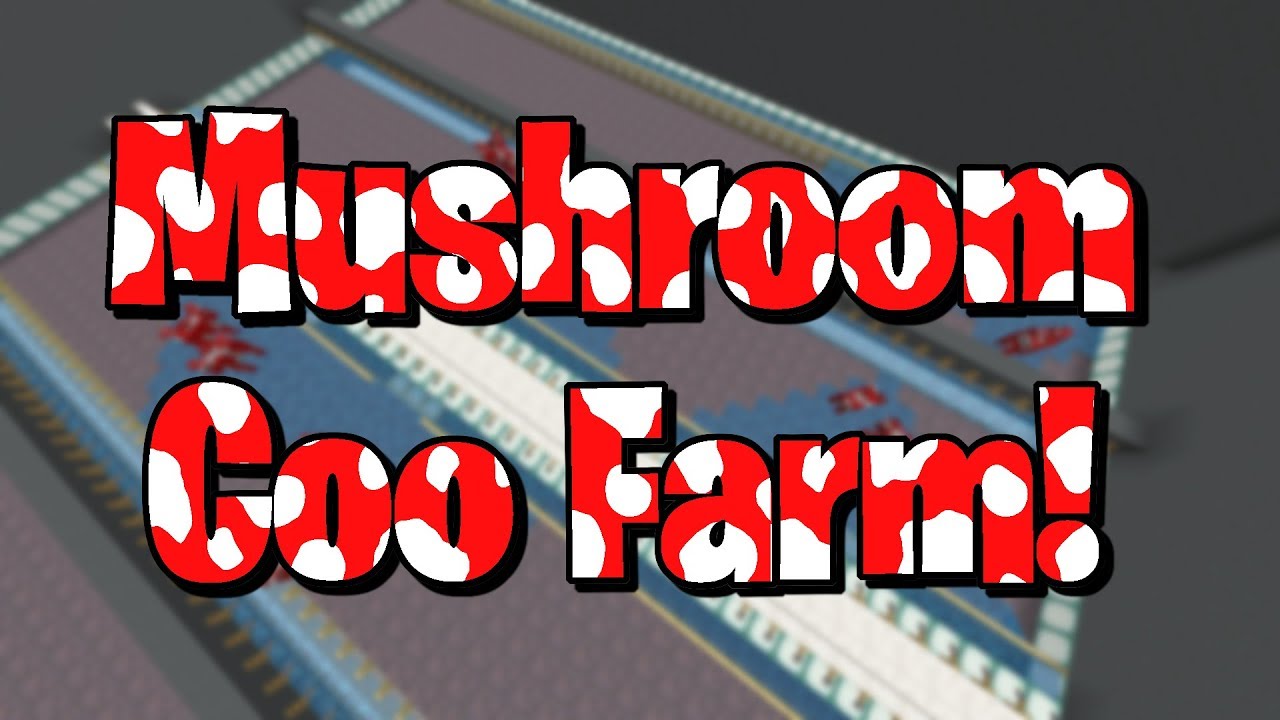 We built a Mooshroom Farm in one day! - YouTube