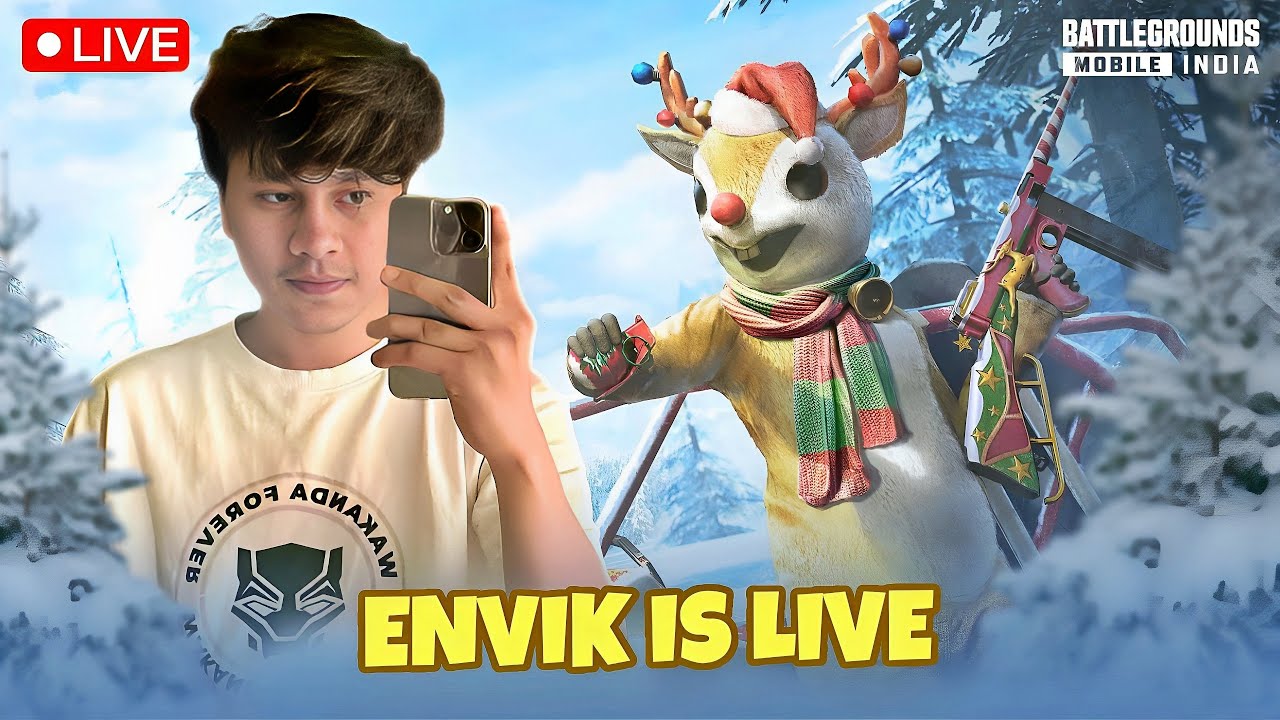 BGMI LIVE - ROAD TO 2 K 💘| 2.9 WINTER UPDATE 🥶| FROZEN KINGDOM THEME ☃️ ...
