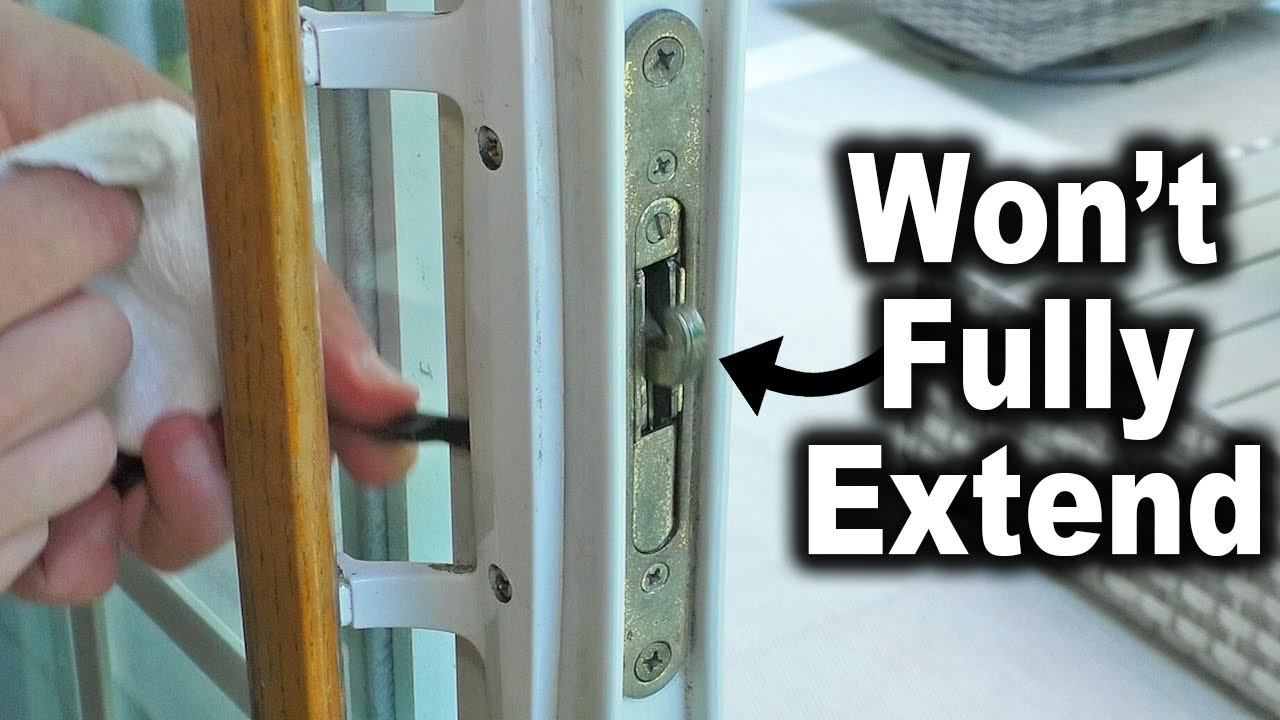 Sliding Glass Door Won't Lock? | How to Fix a Frozen Sliding Door Latch ...