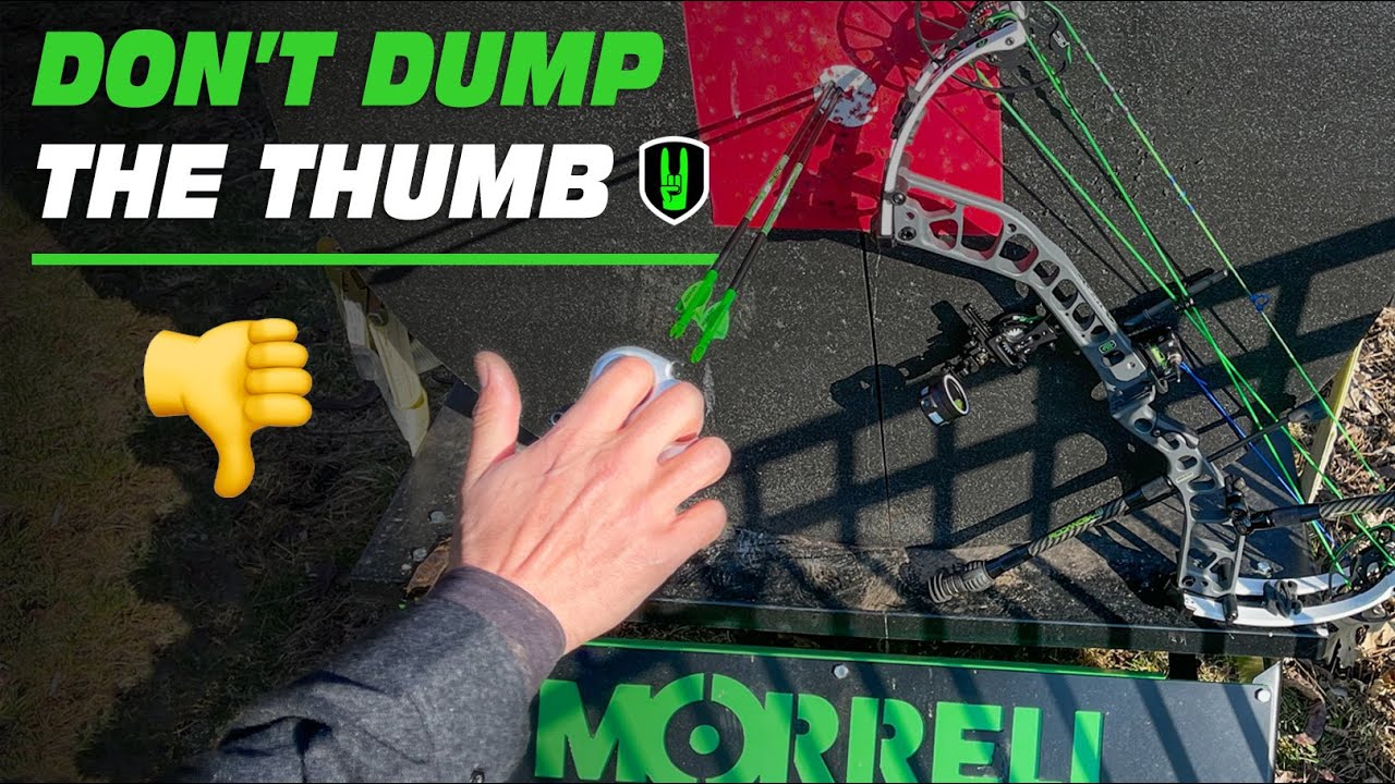 DON'T DUMP THE THUMB or your groups will be CRAP! This is critical to ...