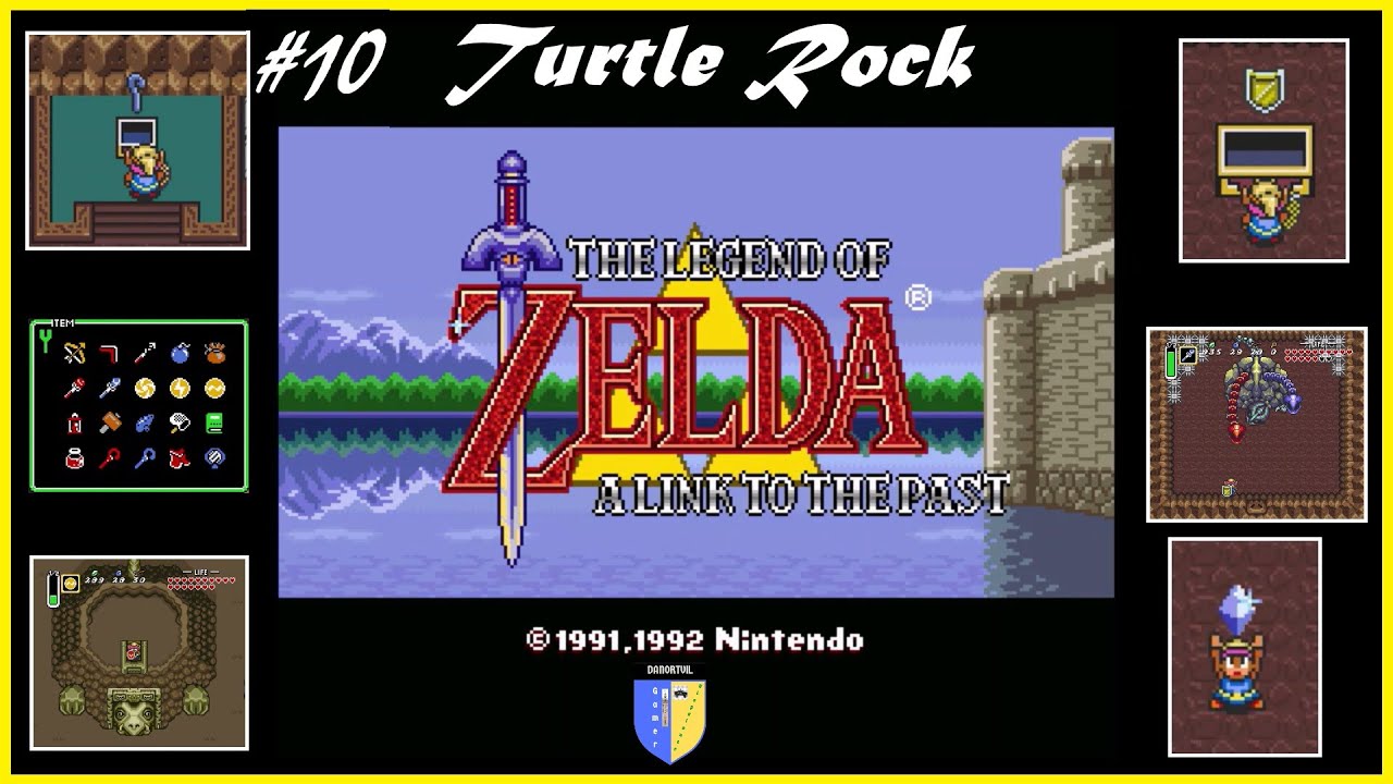 ZELDA: A Link to the Past. #10 Blue Cane + TURTLE ROCK + Mirror Shield ...