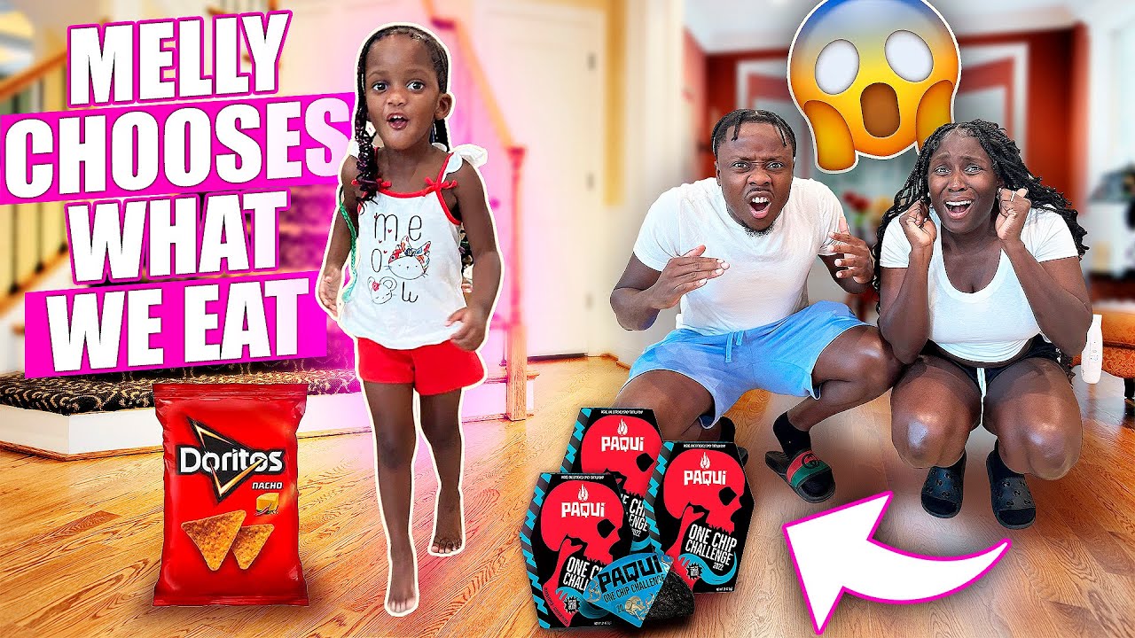 Melly Decides What We Eat For 24Hrs - YouTube