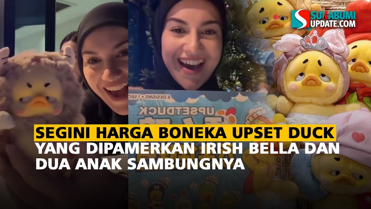Segini Harga Boneka Upset Duck yang Dipamerkan Irish Bella dan Dua Anak ...