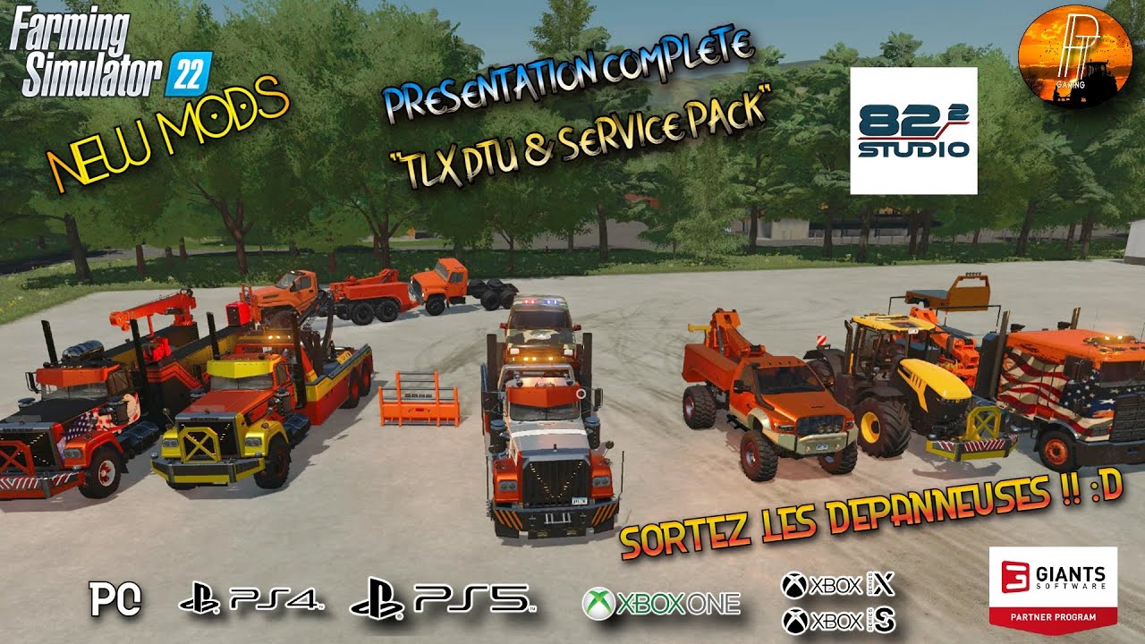 [NEW MODS FS22] TLX DTU & TLX SERVICE PACK : SORTEZ LES DEPANNEUSES SUR ...