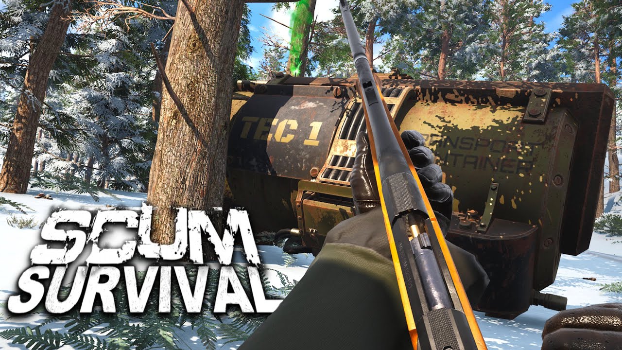 First CARGO DROP On The Hunt For A Vehicle! | Scum Episode 2 (Single ...