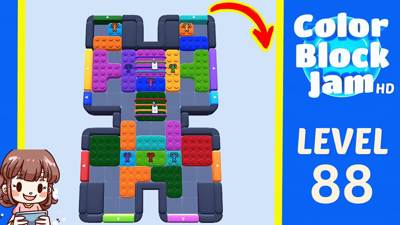Color Block Jam Level 88 Solution Walkthrough - YouTube