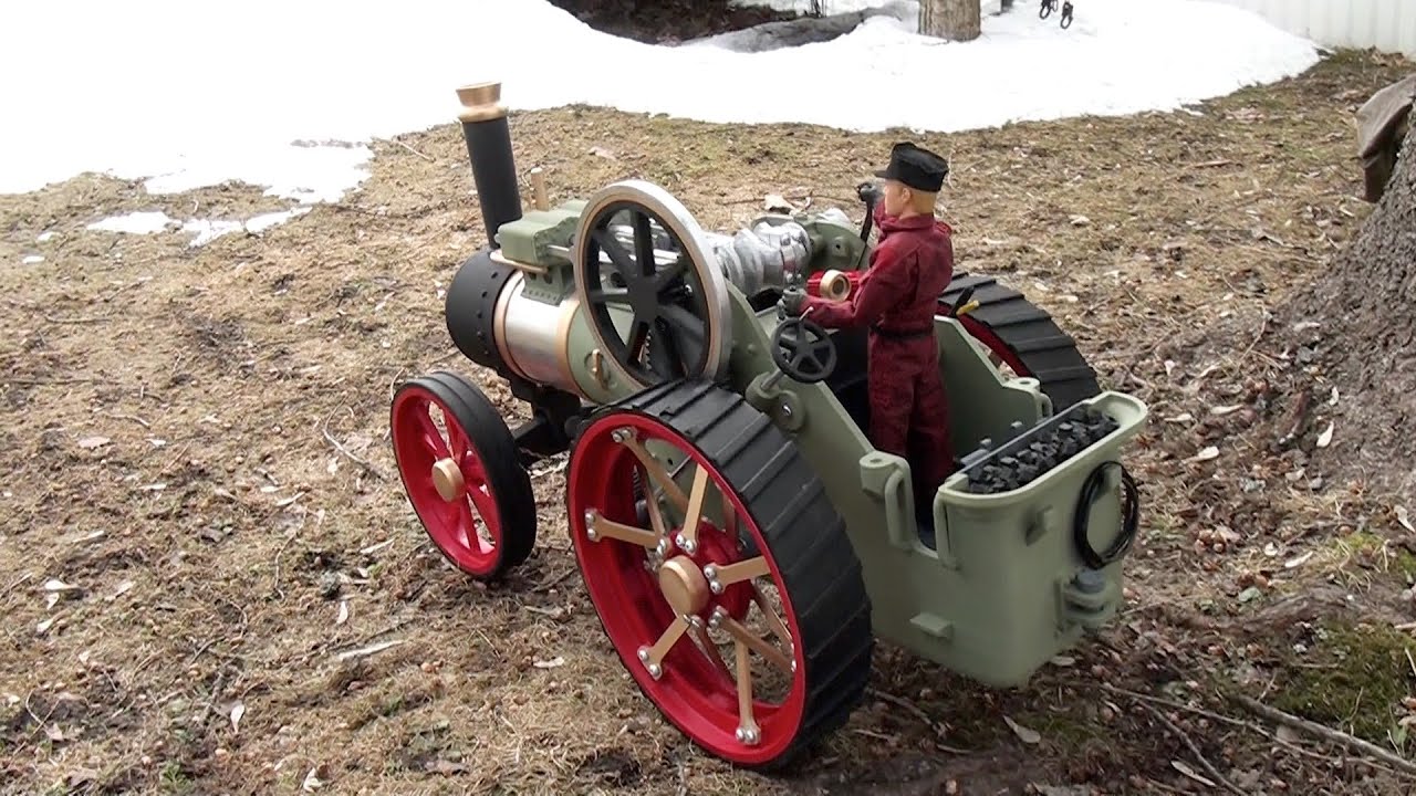 Rc 1/6th Traction Engine, 3D Printer Road Locomotive ! (PART 1 of 4 ...