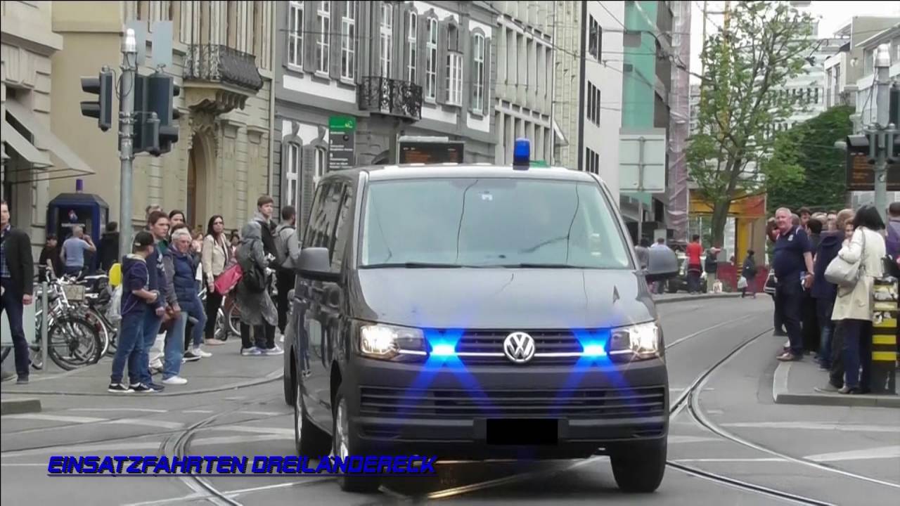 Neuer, ziviler VW T6 Kantonspolizei Basel-Stadt [Europa League-Final ...
