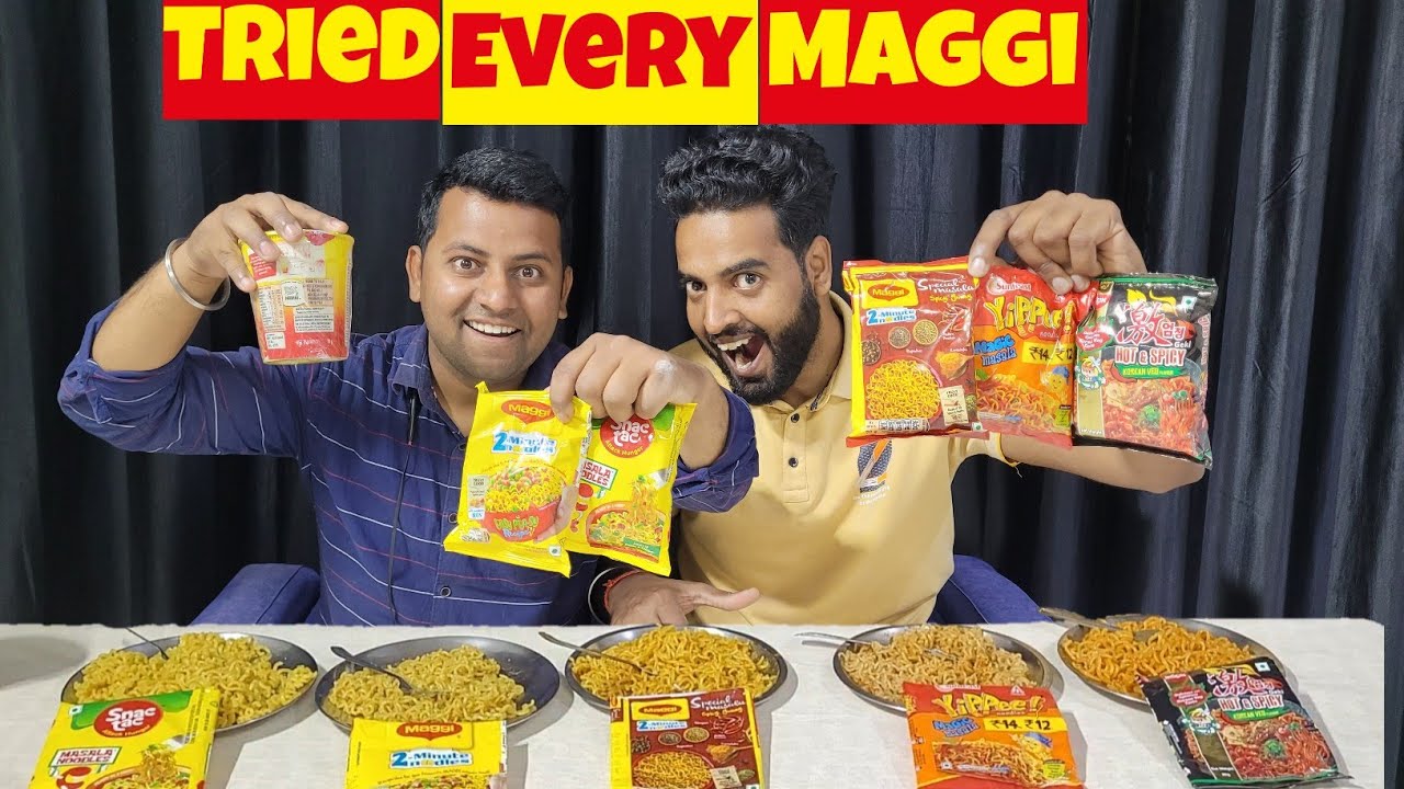 Trying Every Maggi | We Tried Different Type Of Maggi | Food Challenge ...