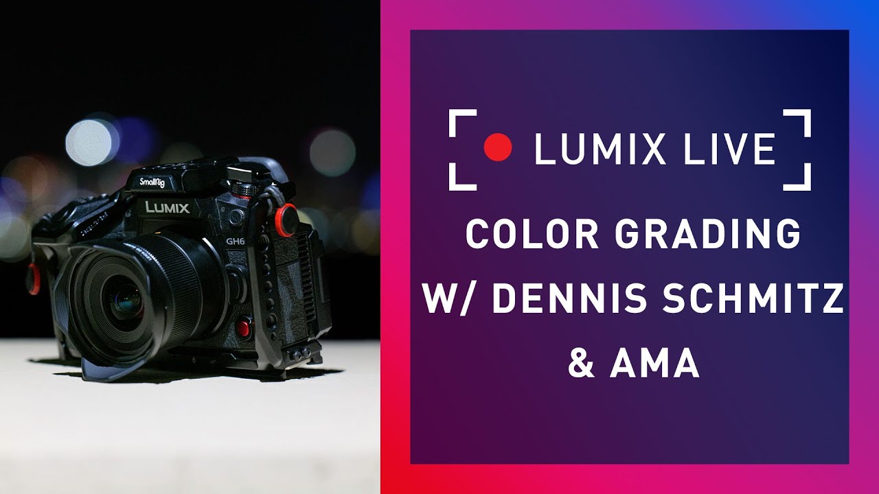 LUMIX Live : Color Grading interview with Dennis Schmitz & AMA - YouTube