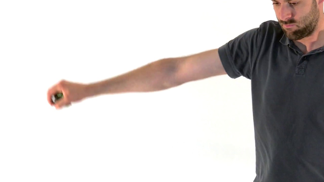 Schouder oefening met de PowerBall Spinner - YouTube