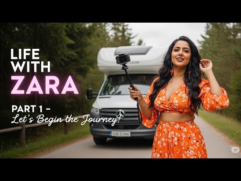 🔥 Life With Zara: Part-1 Mercedes Motorhome Vlog Begins | Bold Indian Travel Vlogger