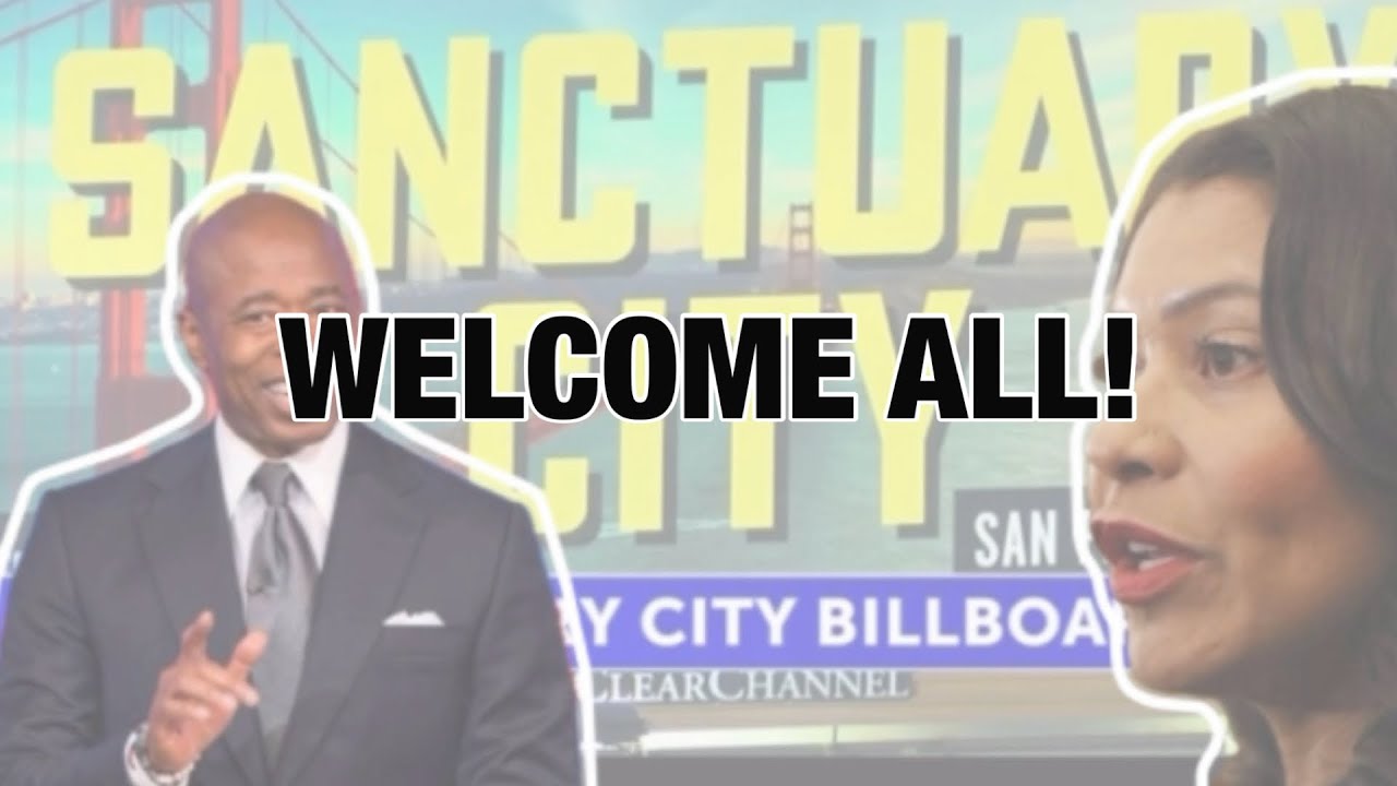 Sanctuary Cities Billboards Pop-up in El Paso - YouTube
