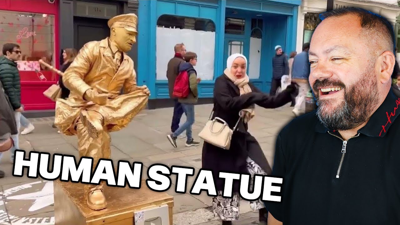 Human Statue and Mannequin Prank 😂💃😂 REACTION | OFFICE BLOKES REACT ...