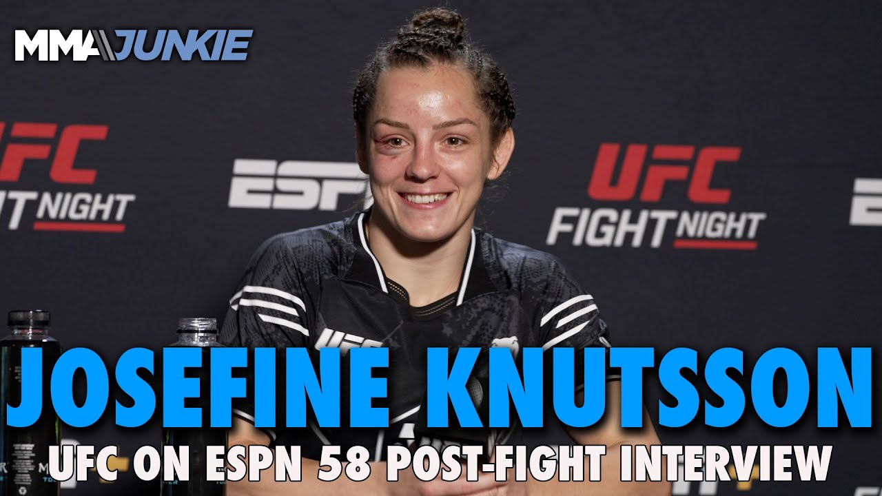 Josefine Knutsson Sends Message to Division: 'I Want Everyone to Know I ...