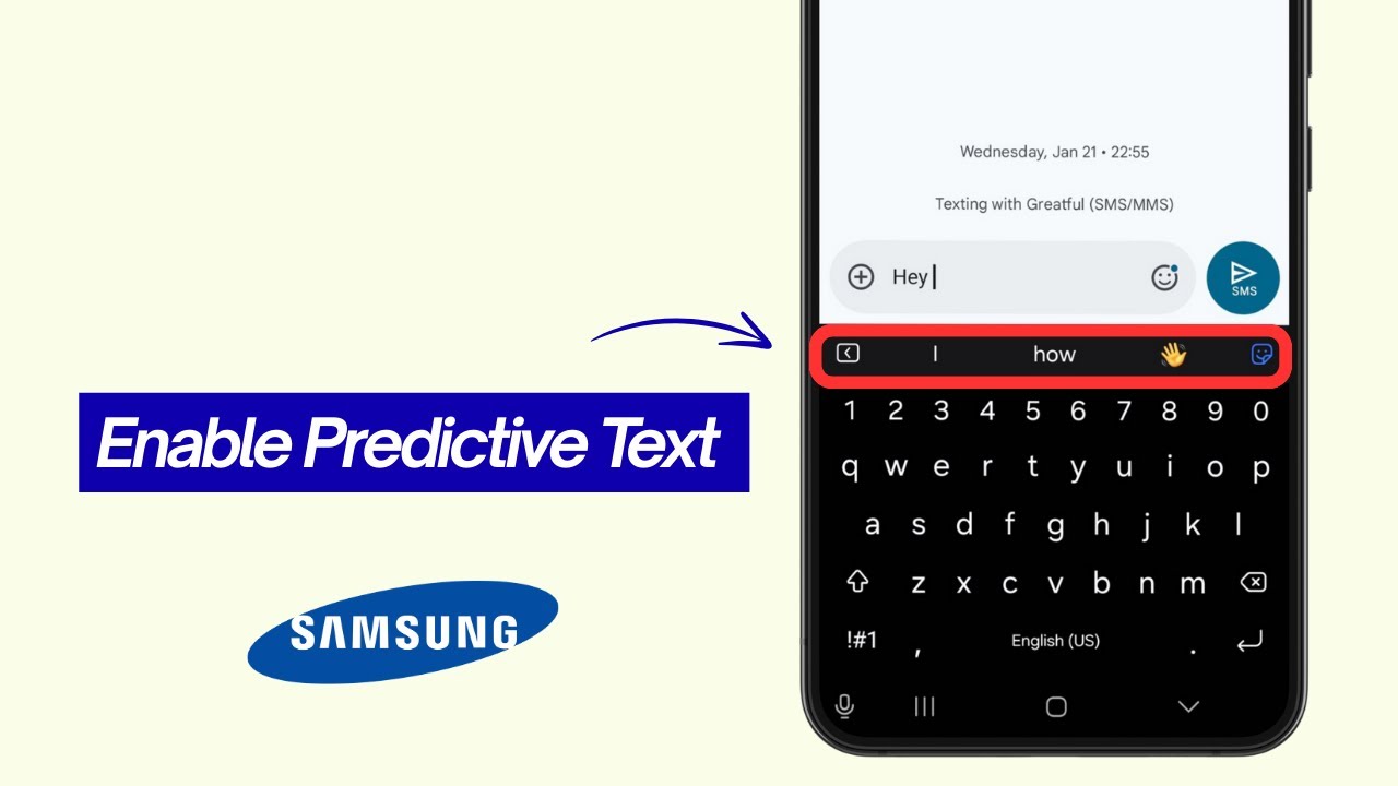 How to Enable Predictive Text on Samsung Keyboard (2026) - YouTube