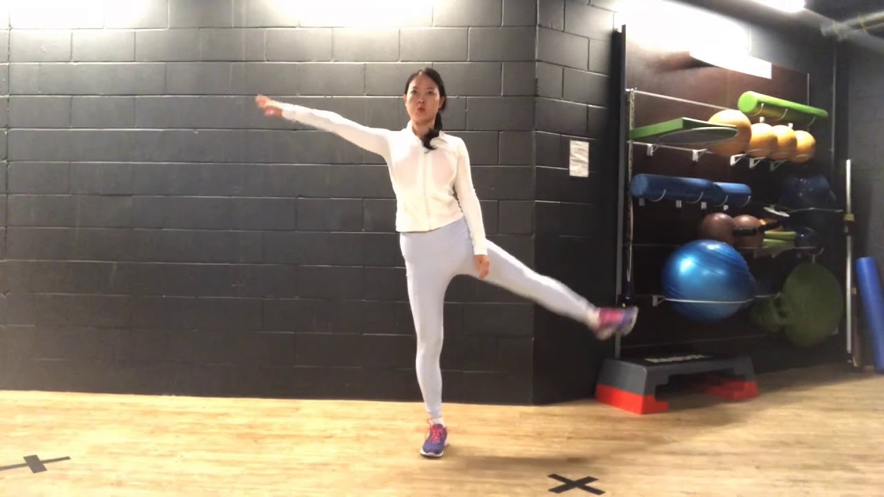 平衡练习 balance exercise - YouTube