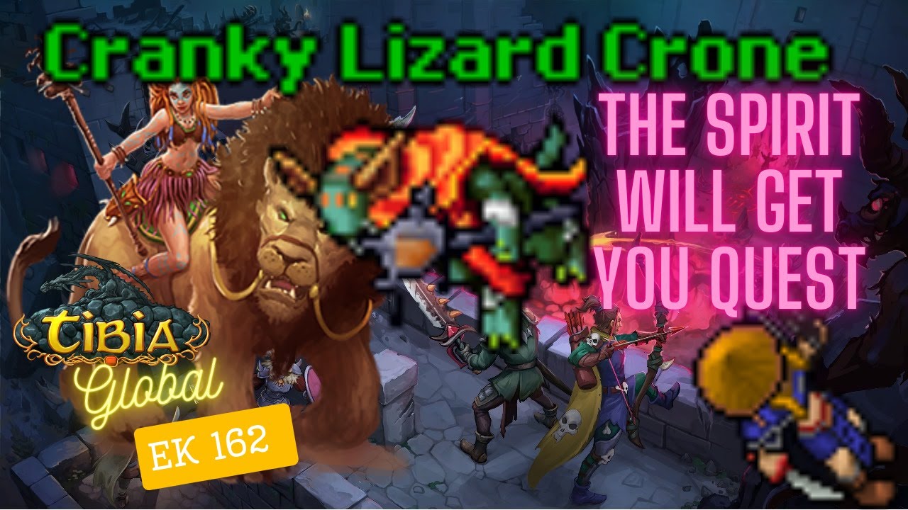 The Spirit Will Get You Quest 🔴LIVE! TIBIA EK 162 COLLABRA GLOBAL - YouTube
