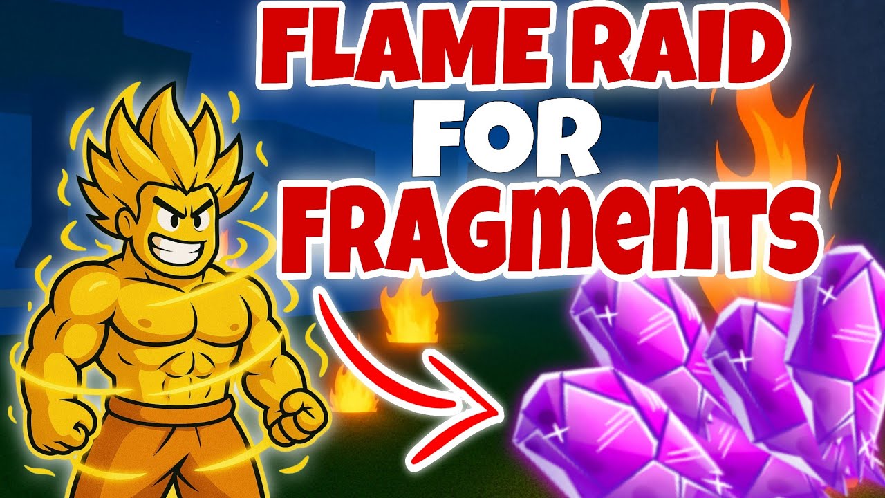Flame Raid + Race Grind = INSANE Fragments! (Blox Fruits) - YouTube