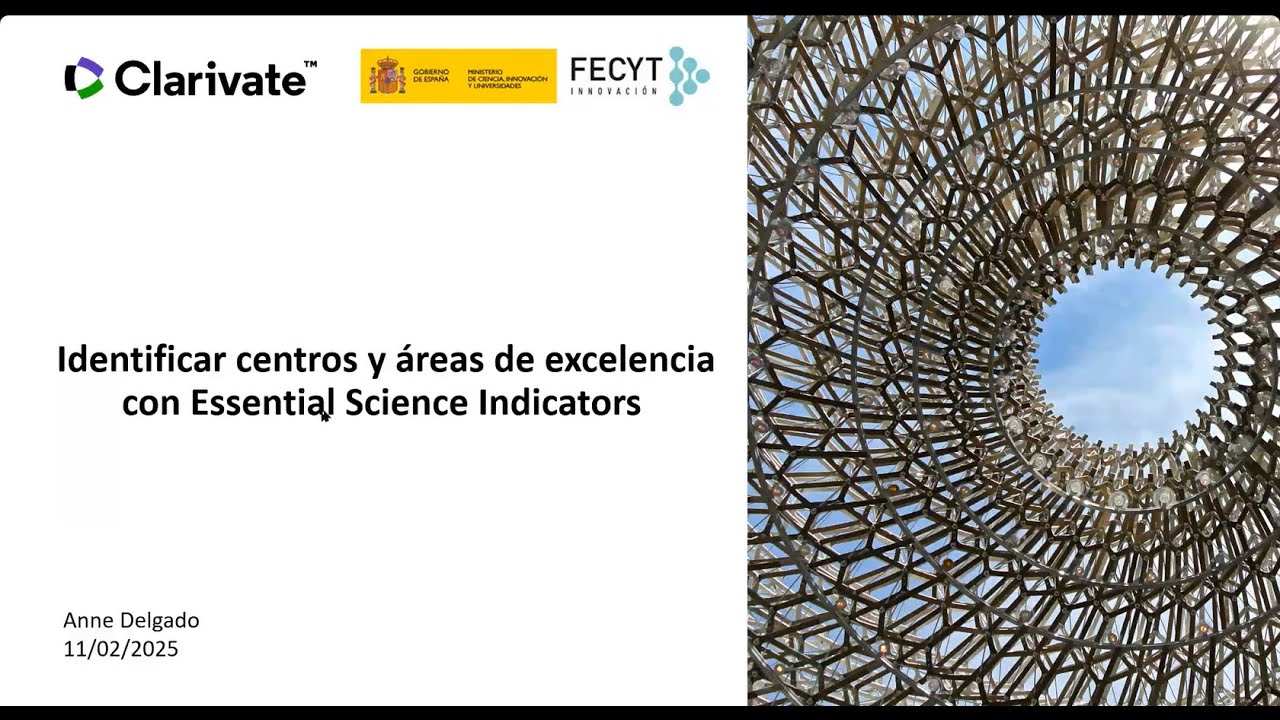 Identificar centros y áreas de excelencia con Essential Science ...