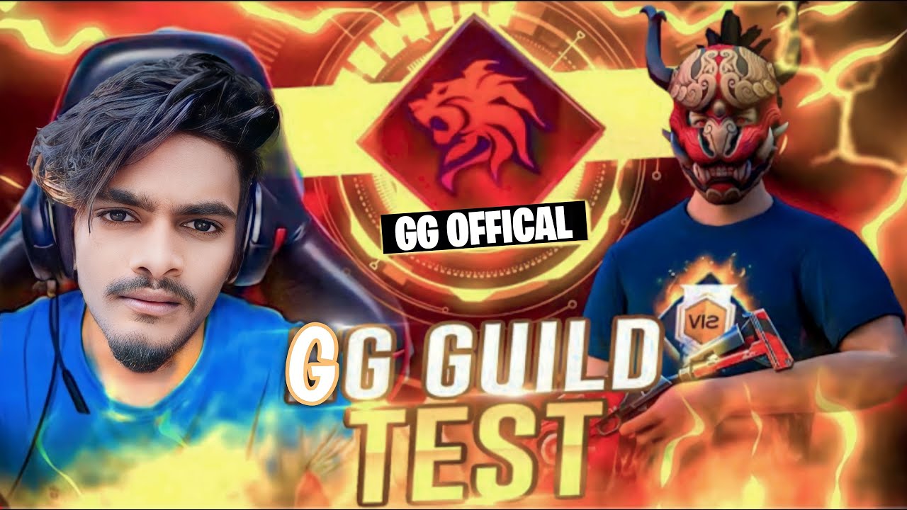 1 VS 2 FREE FIRE LIVE GUILD TEST CUSTOM ROOM | HARDEST GUILD TEST FF ...