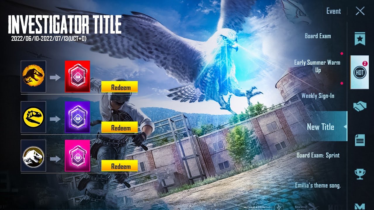 Free Mythic Title | How To Get Investigator Title | Easy Way To Get ...
