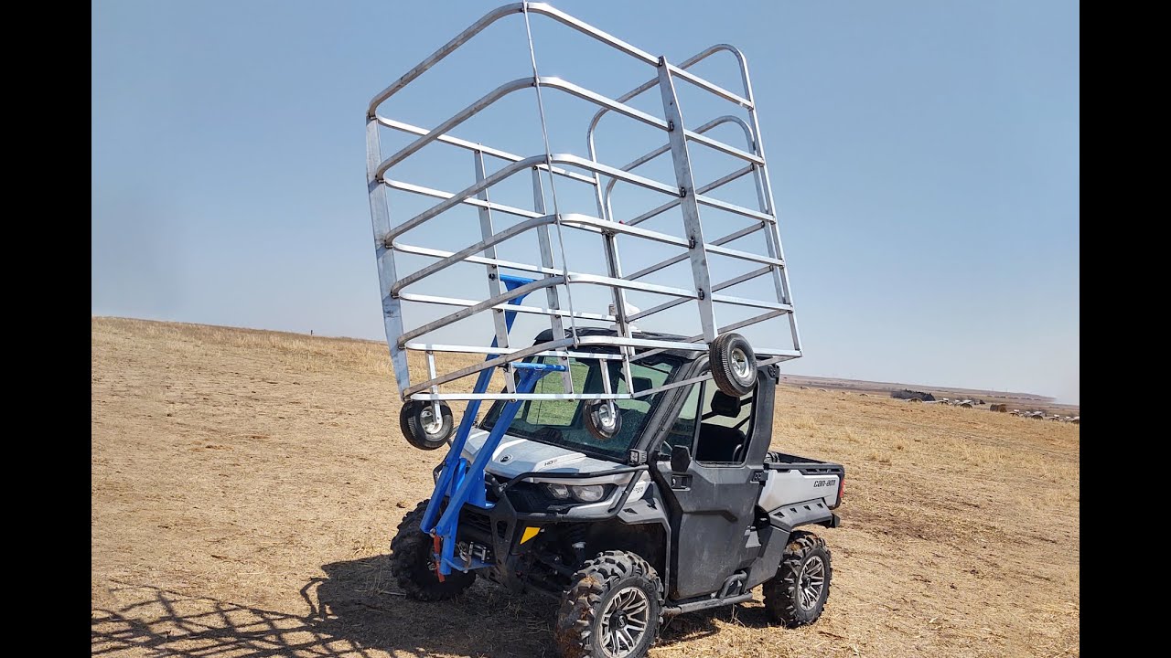 UTV mounted Calf Catcher Made by Fast Catch - YouTube