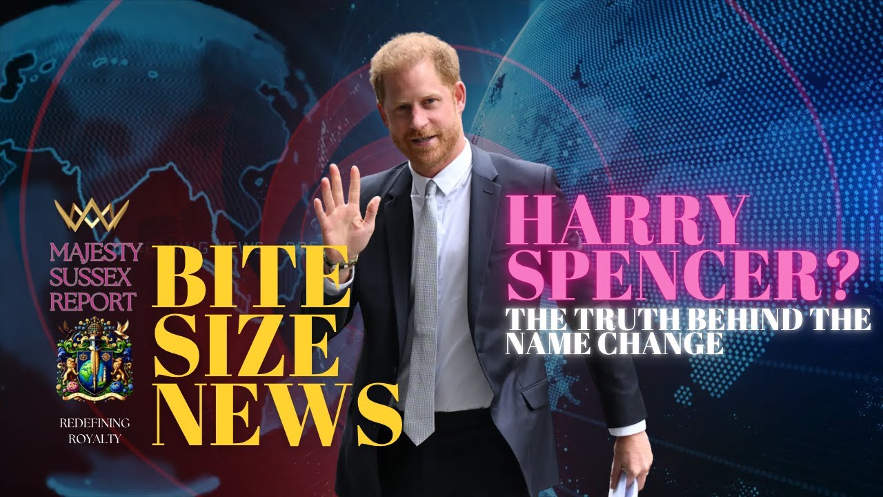 HARRY SPENCER? Is Prince Harry Changing His Last Name_THE TRUTH - YouTube
