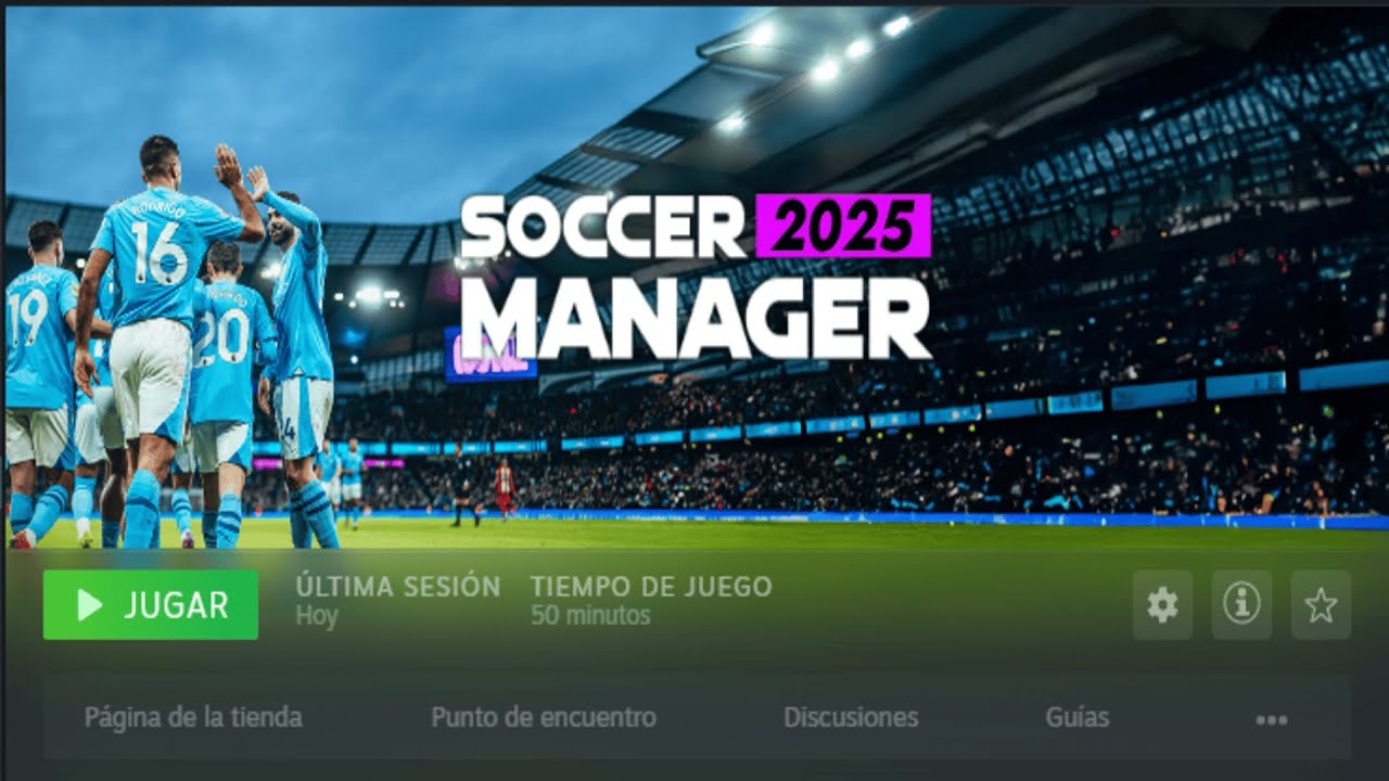 JUGANDO POR PRIMERA VEZ SOCCER MANAGER 2025 EN PC (STEAM) - YouTube
