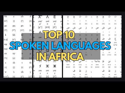 Top 10 Most Spoken Languages in Africa #africanlanguage #africanlanguages #africa #top5 #top10