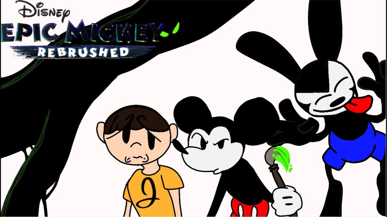 Golden Foxy play part one of epic Mickey - YouTube