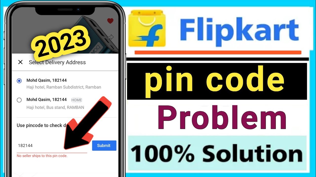 no seller ships to this pin code | Flipkart pin code problem |pincode ...