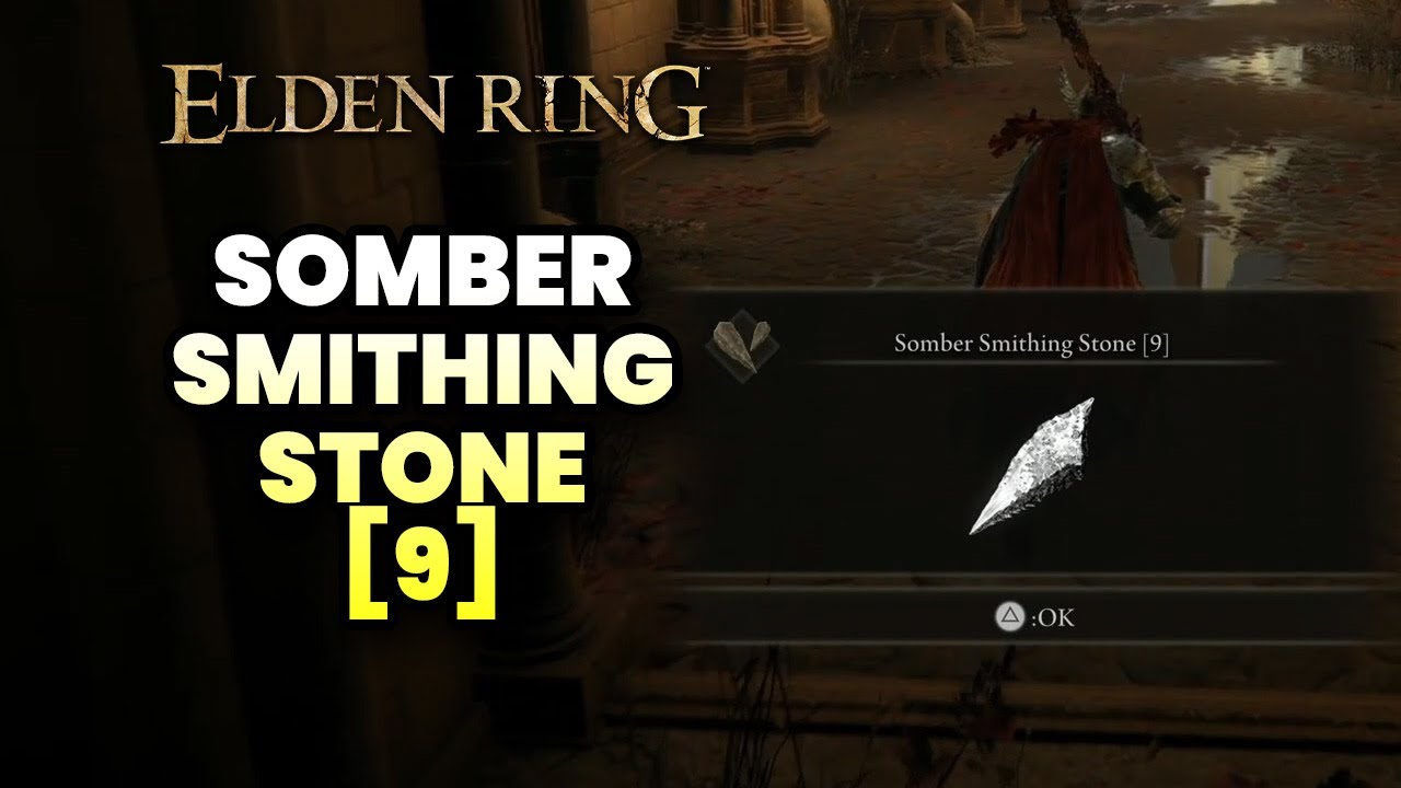 Where to get SOMBER SMITHING STONE 9 in Elden Ring - Elphael, Haligtree ...